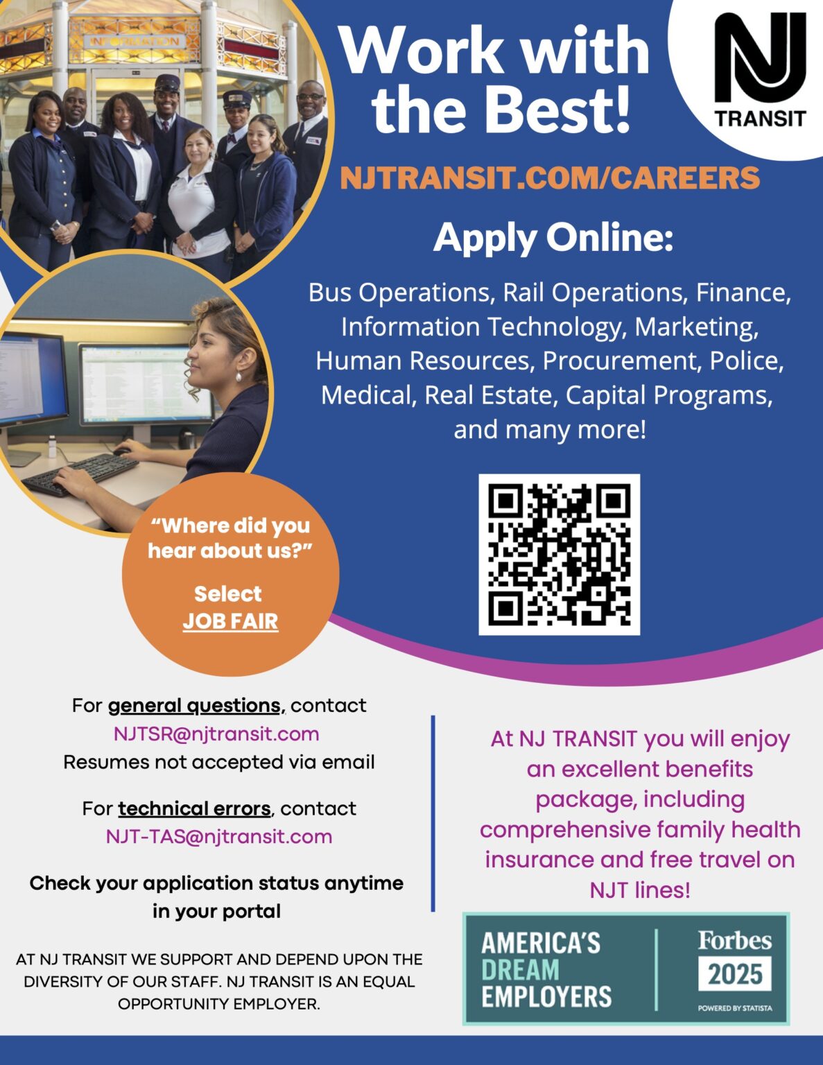 Launch Your Career with NJ TRANSIT