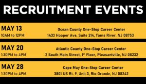 NJ Department of Corrections Recruitment Events