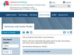 NJDOL One-Stop and Ocean County Career Center - Find A Job, Candidates ...